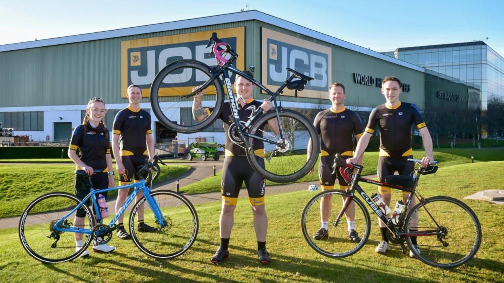 EHN Magazine - Wheels in motion for JCB charity ride