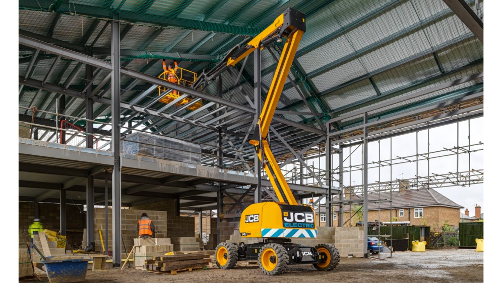 EHN Magazine - JCB launches electric/hybrid booms and electric scissor ...